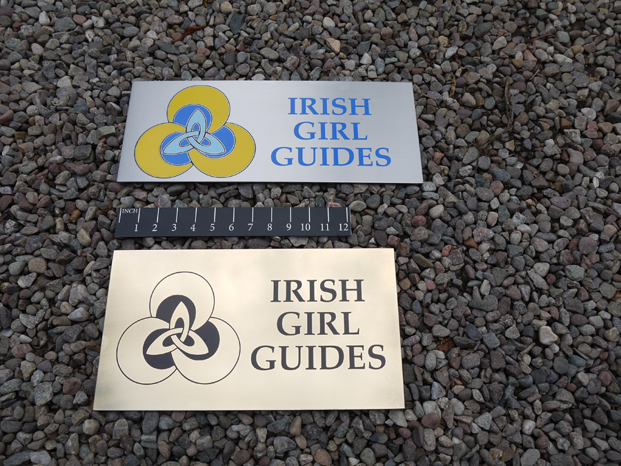 One Brass & One Stainless - Sign Industries