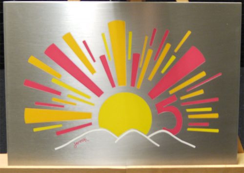 Personalised house sign: Having a house sign made to your own design